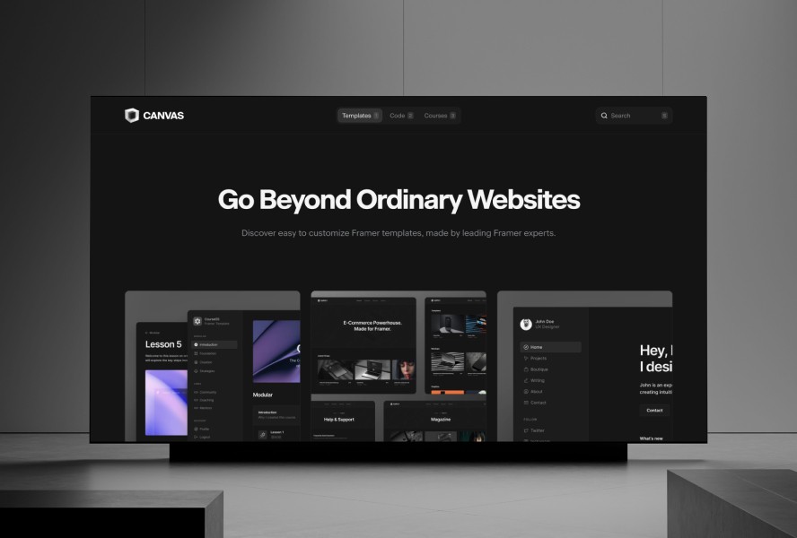 Dark Themed Web Design Inspiration