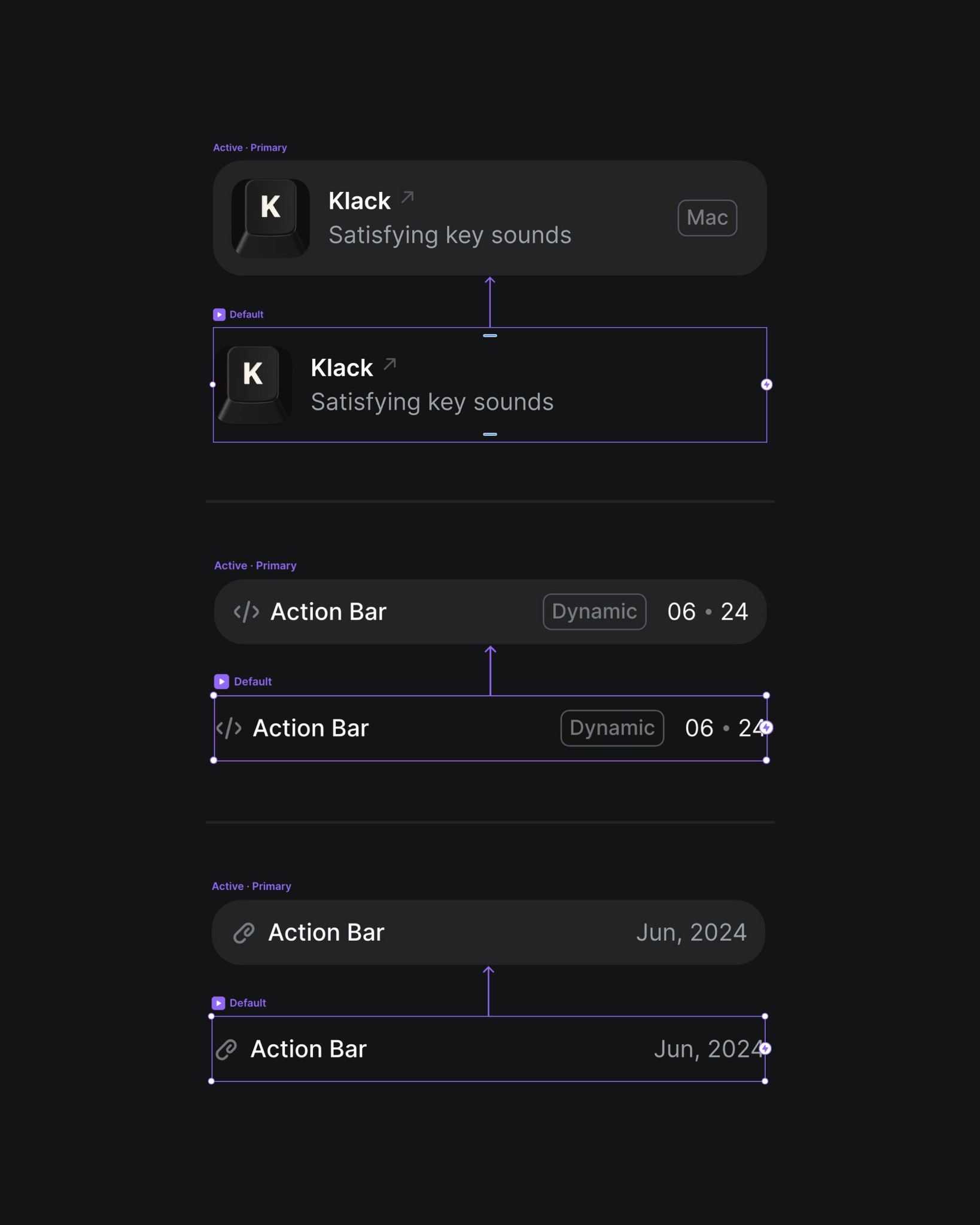 Dynamic Action Bar in Framer — Framer Resource