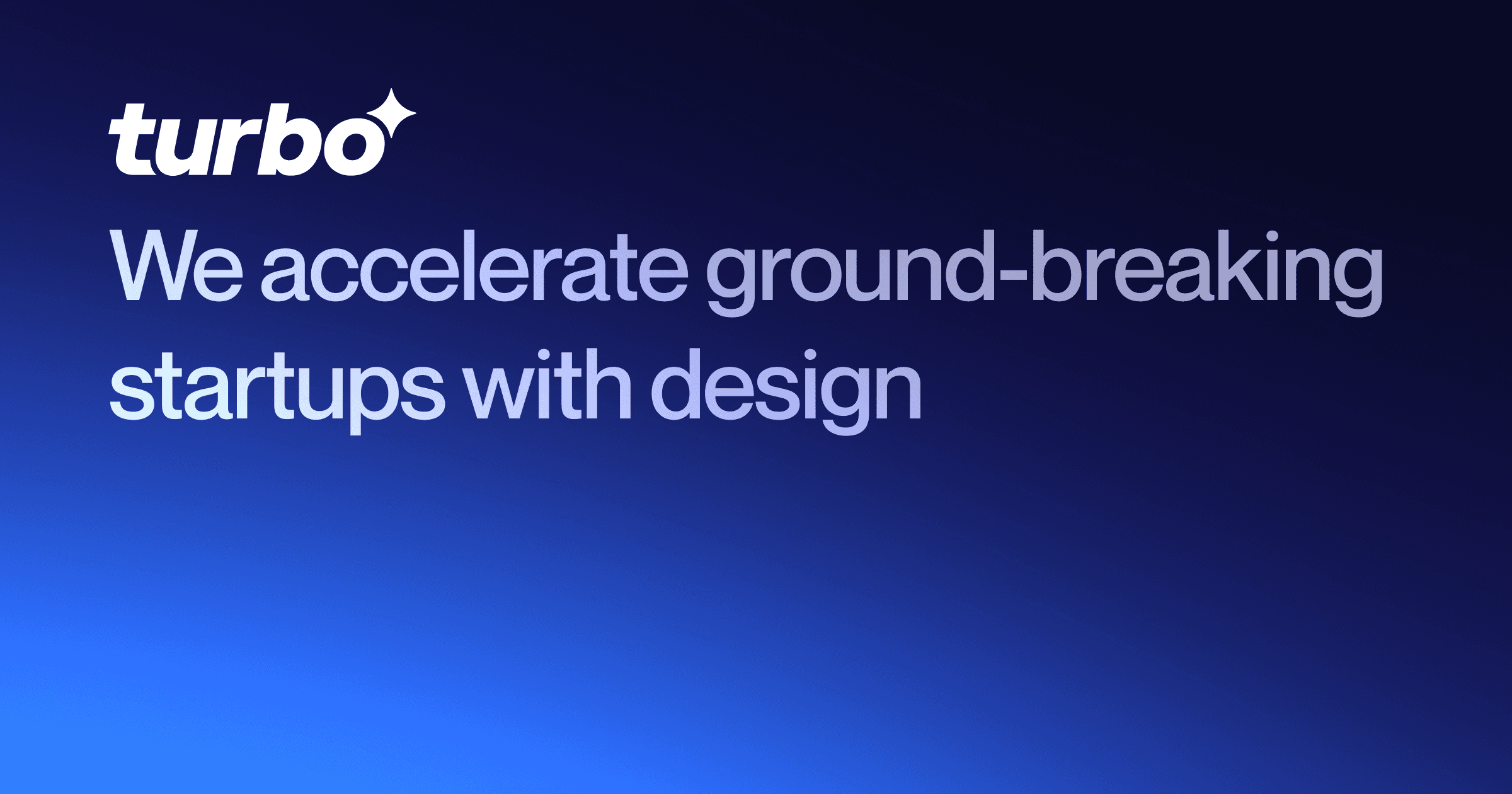 Turbo – Product design studio for startups based in Brooklyn