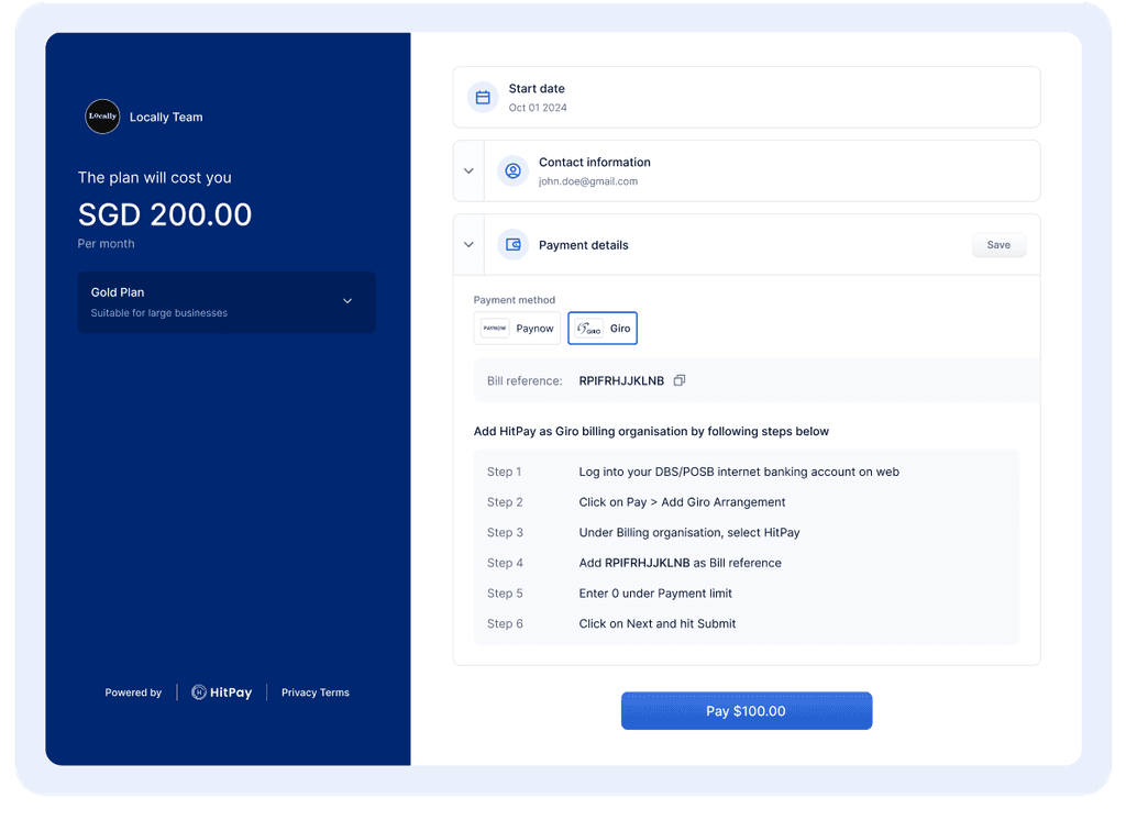 GIRO Payments for Businesses in Singapore | Accept GIRO with HitPay