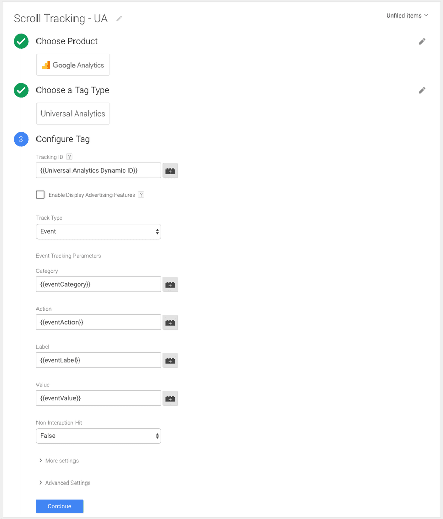 Tracking Scroll Depth with Google Tag Manager