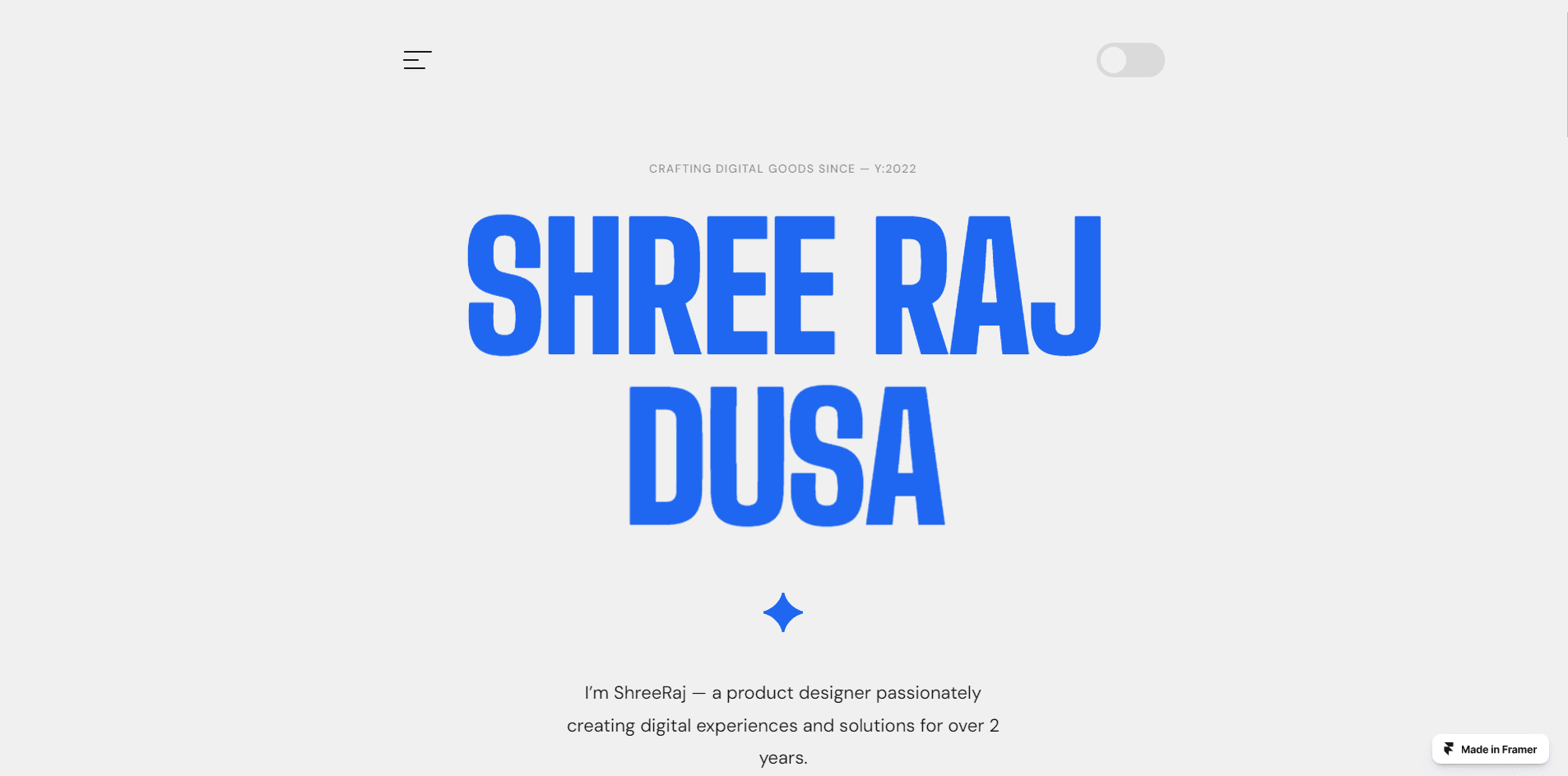 ShreeRaj Portfolio
