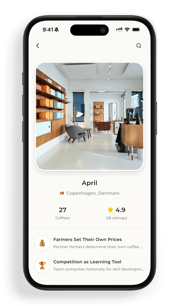 Coffi – Scan, review & track coffees