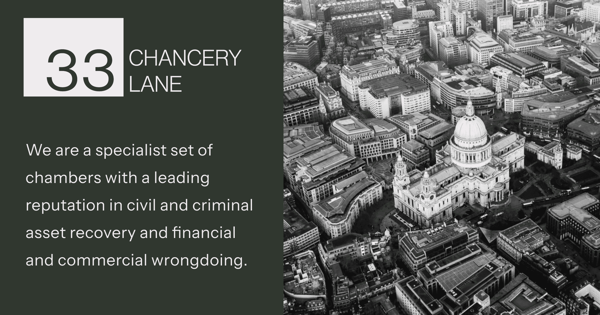 33 Chancery Lane – Leading Barristers in POCA & Commercial Law