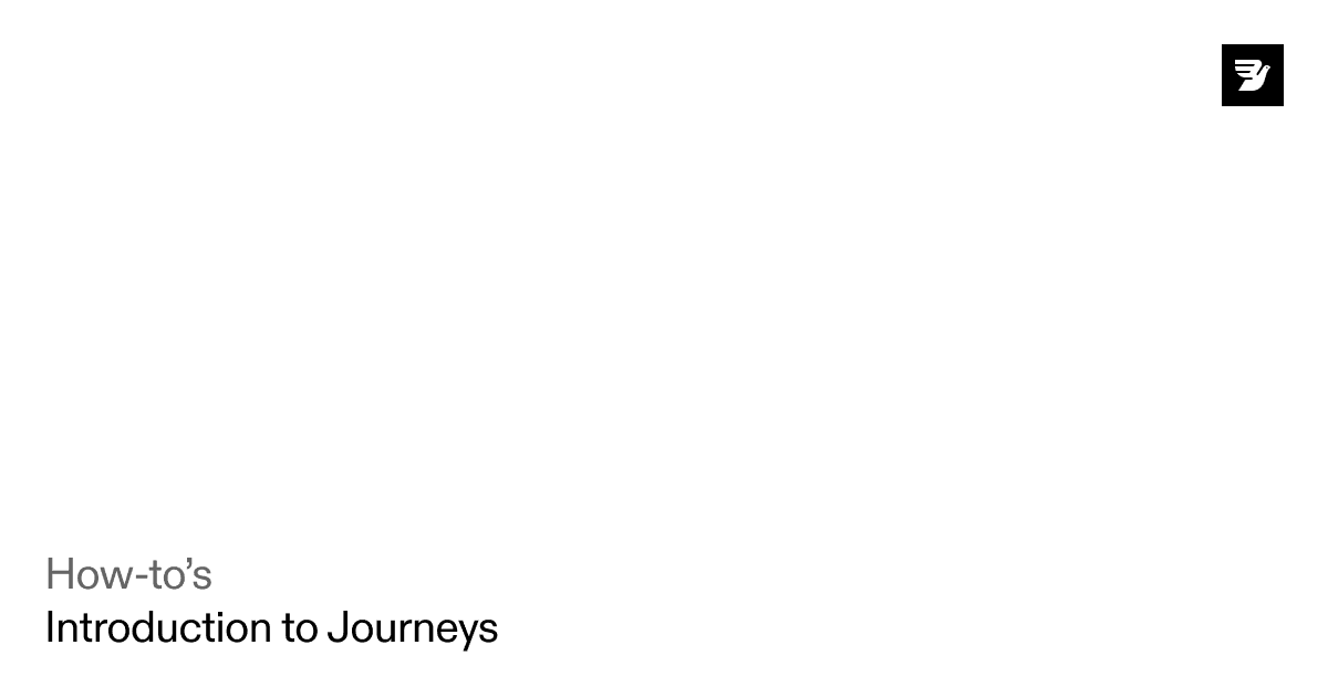 Introduction to Journeys