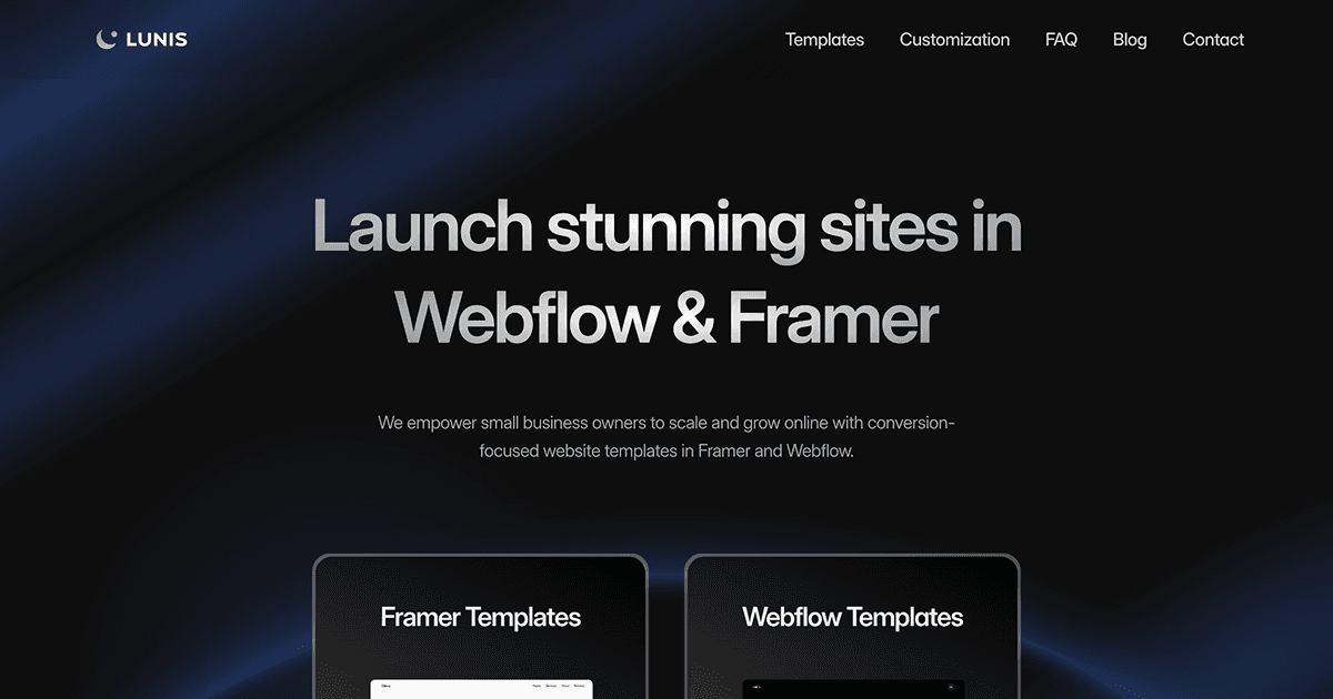 For Advanced Customization: Template Guides by Lunis Design