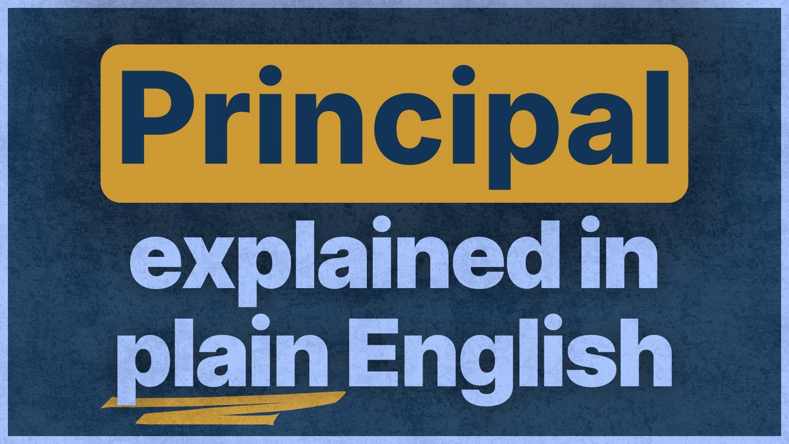 Principal in Real Estate: Loans and Agency Relationships