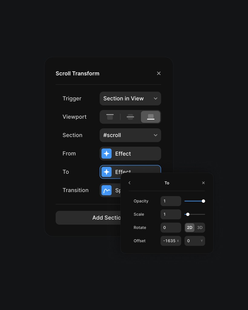 2 Types of Horizontal Scrolling Effect in Framer — Framer Resource