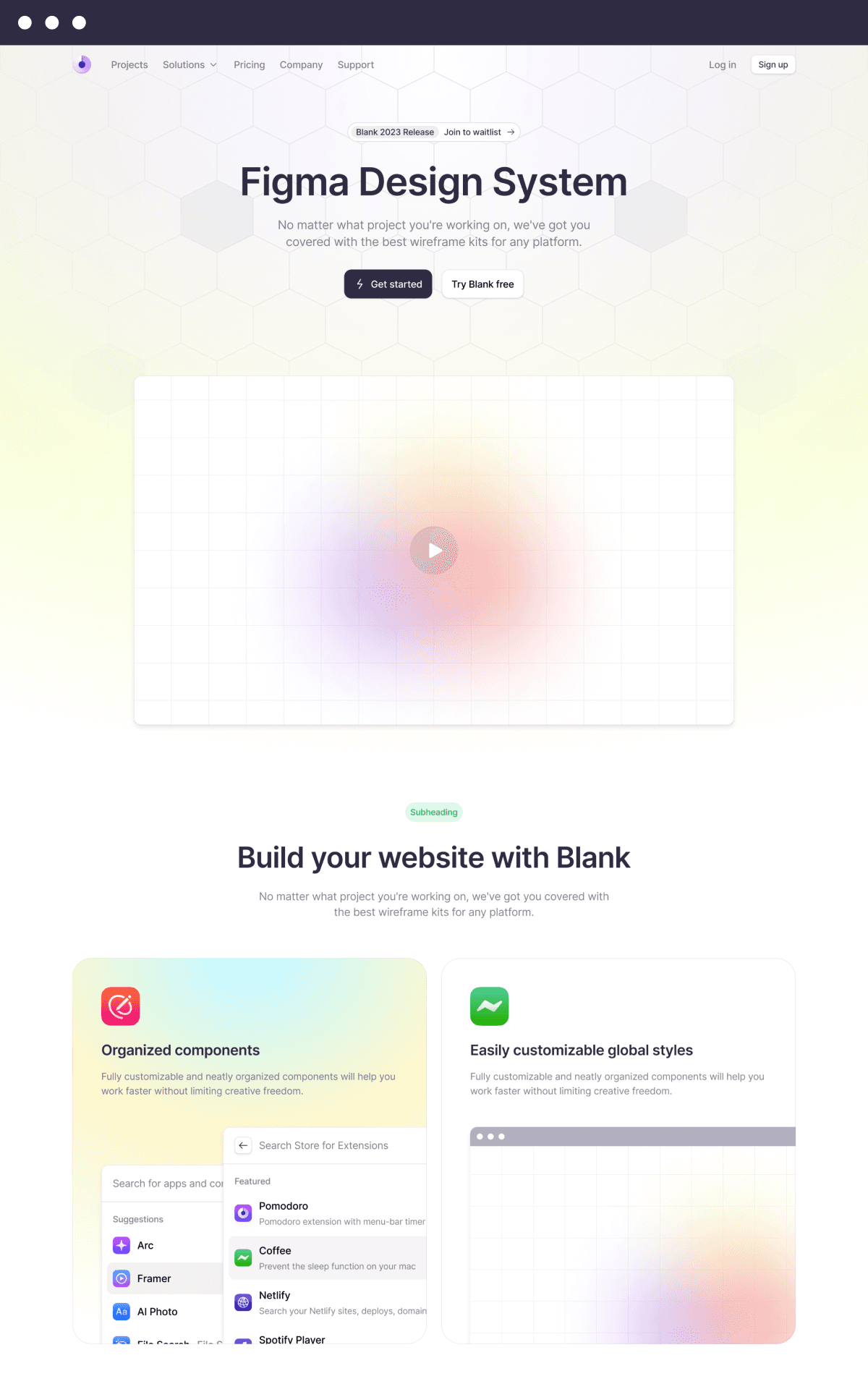 Blank Design System