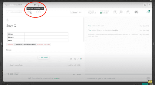 Blog Tasks In Multiple Lists In Clickup Clickapp Tutorial Processdriven