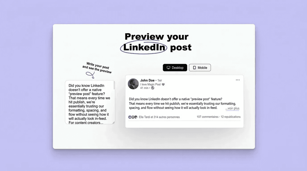 How to Preview Your LinkedIn Post Before Publishing (2026)