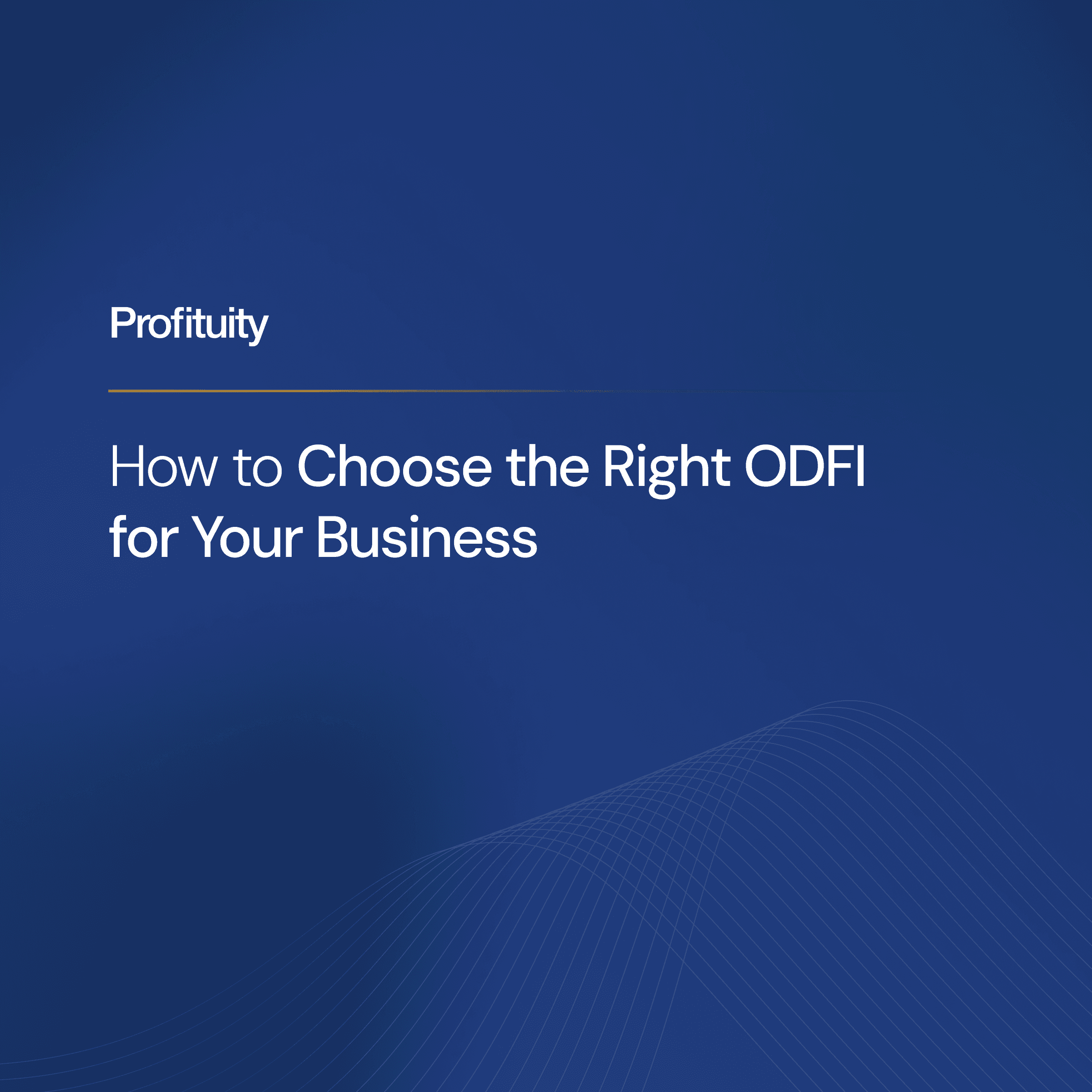 How to Choose the Right ODFI for Your Business