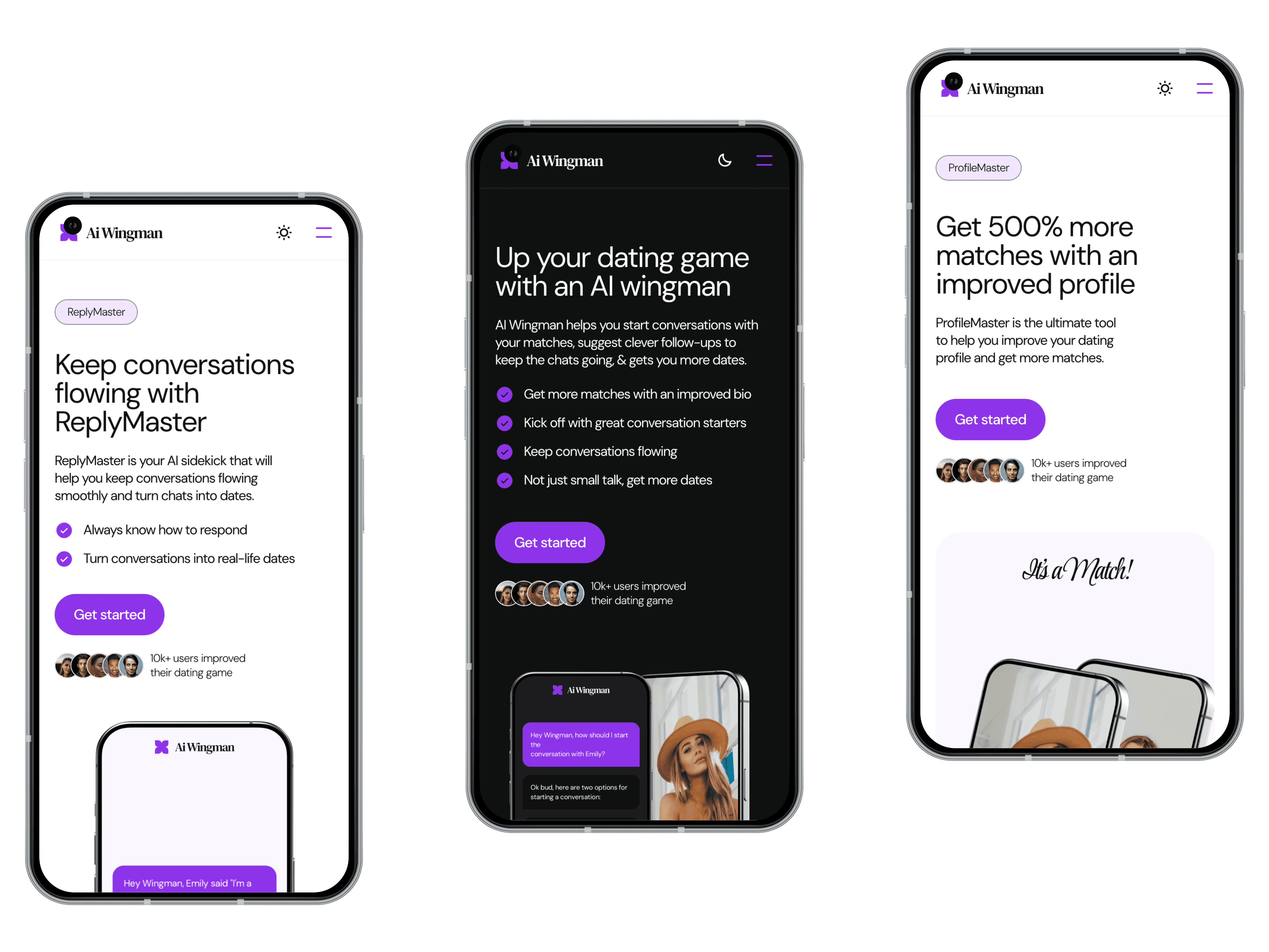 Ai Wingman - Framer website template for AI chat assistants & tools