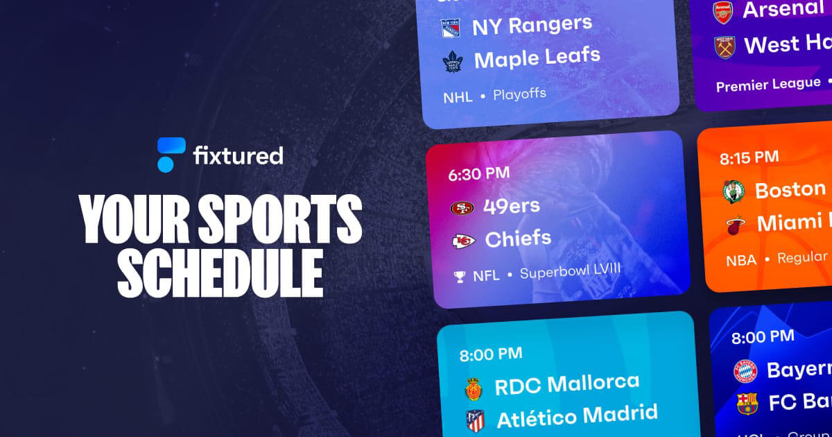 Fixtured – Your Sports Calendar