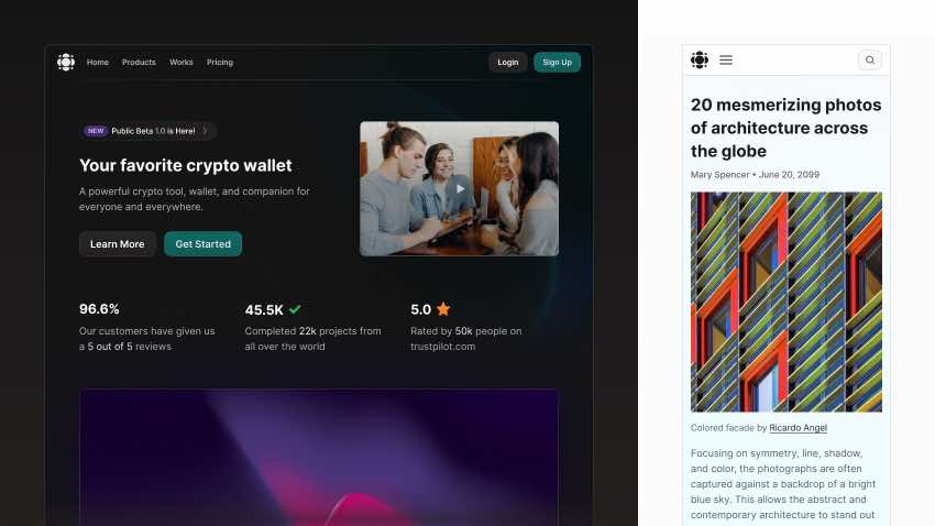 Frames X — Figma UI Kit and Web Design System