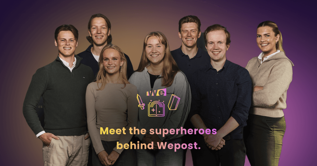 Meet the superheroes behind Wepost 💜