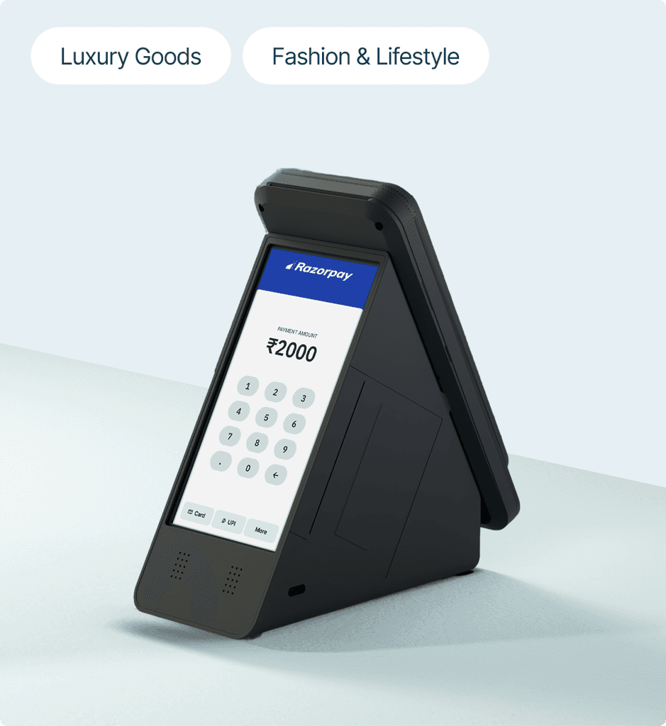 Razorpay POS Machine : Smart Swipe Machine for In-Store Payments