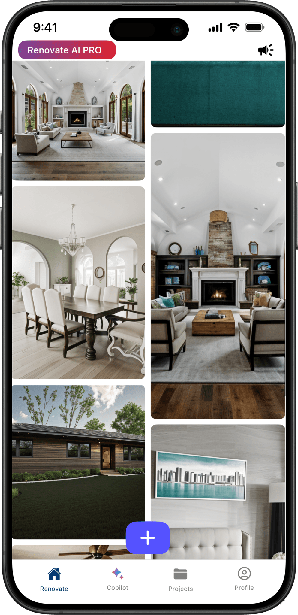 Renovate AI Mobile App – Design Spaces On-the-Go