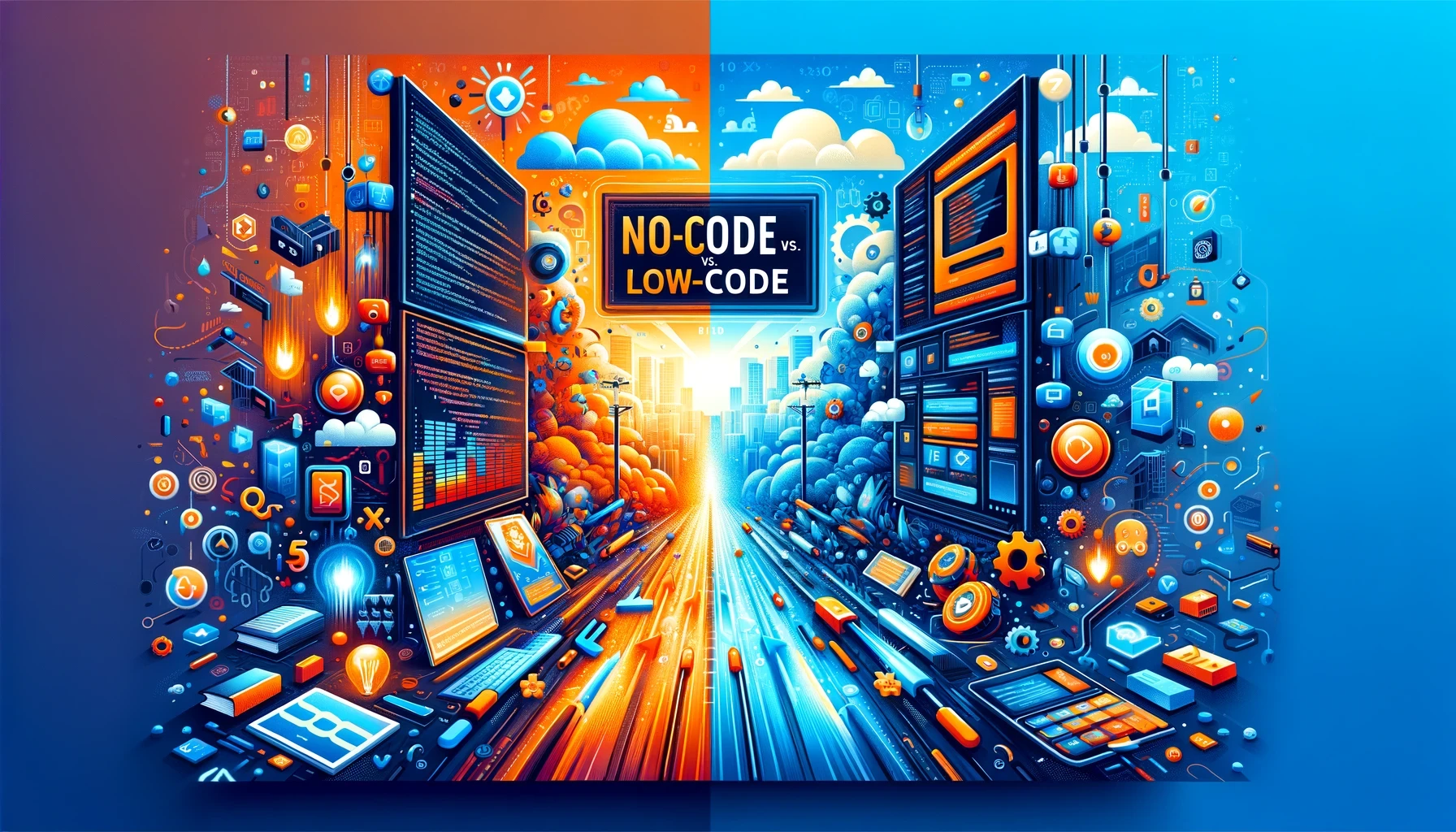 Low-Code vs. No-Code - Connected solutions - home