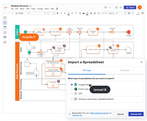 Draw.io vs Lucidchart vs ChartDB: Guide for Best ERD Tool