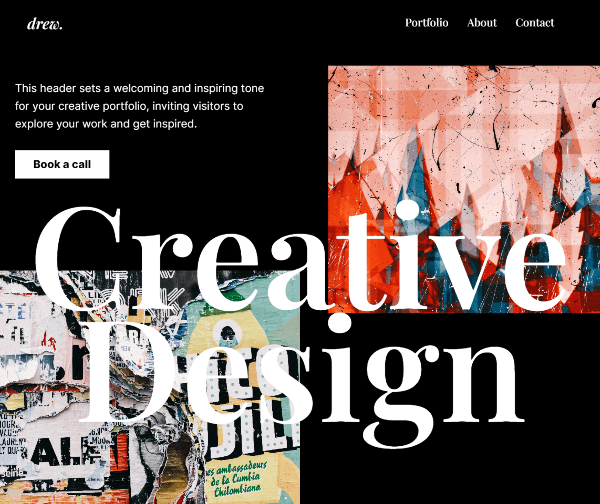 Drew | Portfolio Website Template