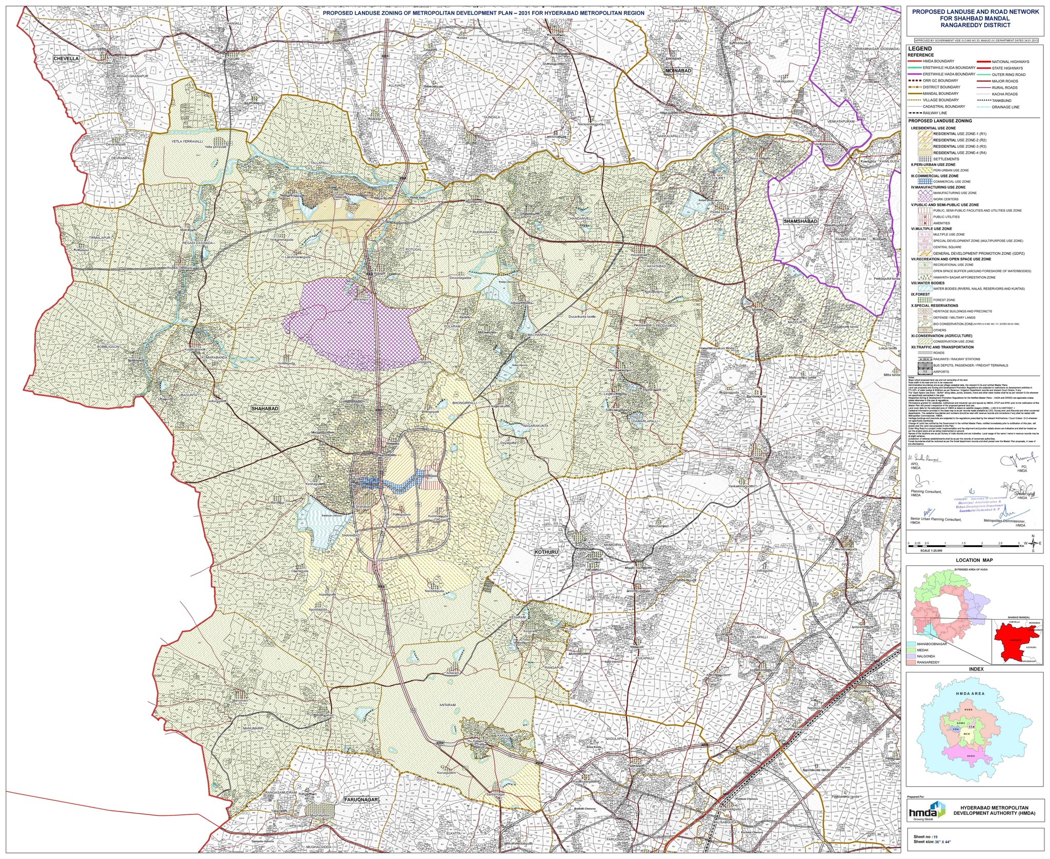 VMRDA 2041 & HMDA 2031 Master Plans | RRR Alignment Map - Charan Group
