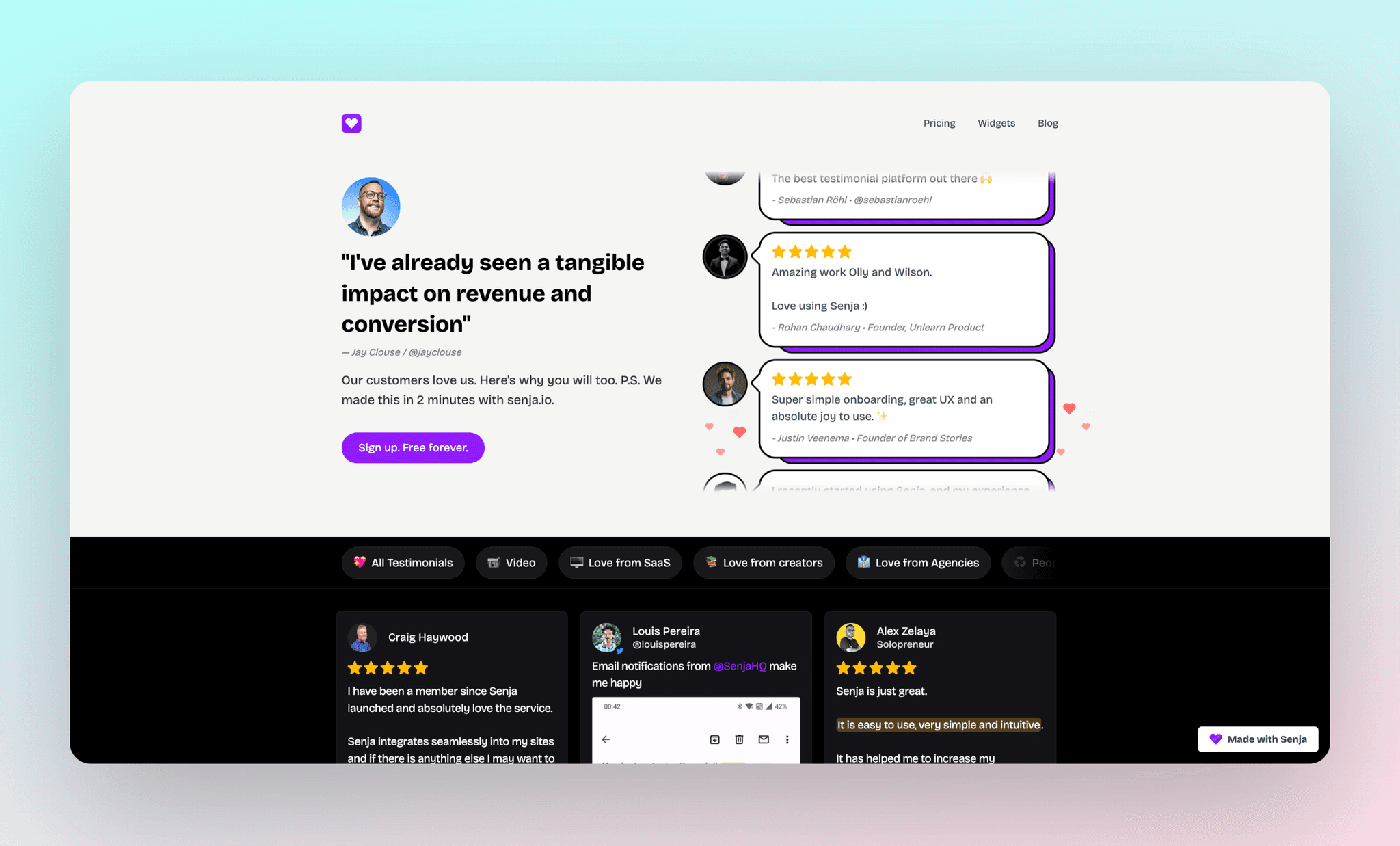 Sharing your testimonials: a no-fluff beginners’ guide - Senja