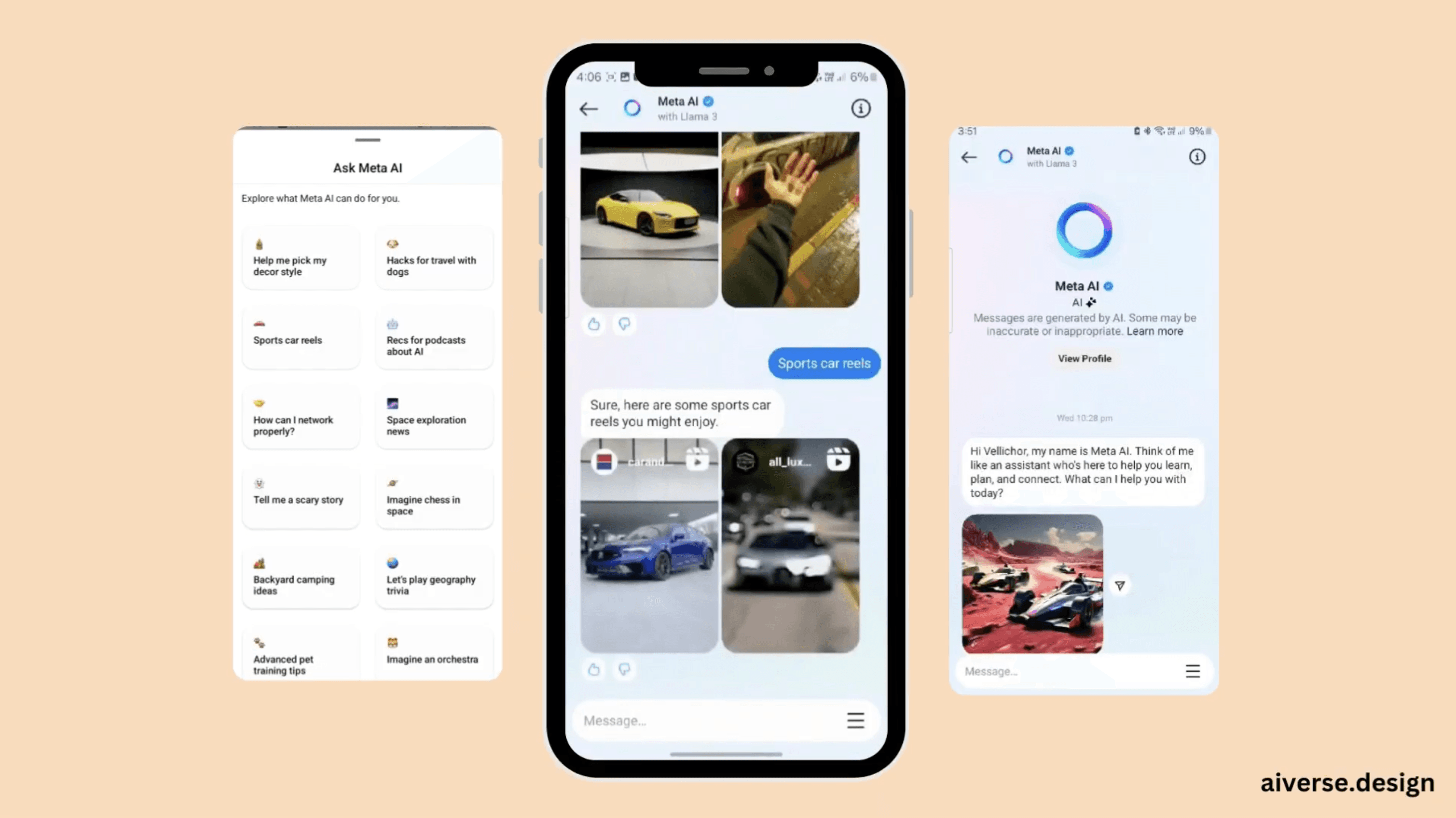 Instagram's AI chatbot - Conversational AI-UX Interaction | #1 library of AI-UX interactions | All