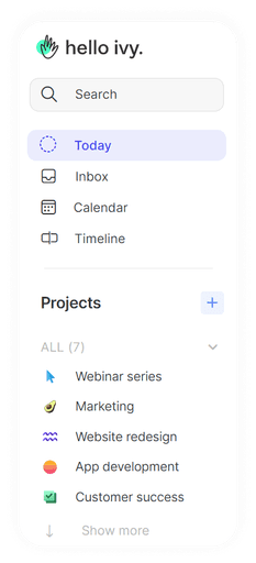 Hello Ivy - Small Business Project Management Software