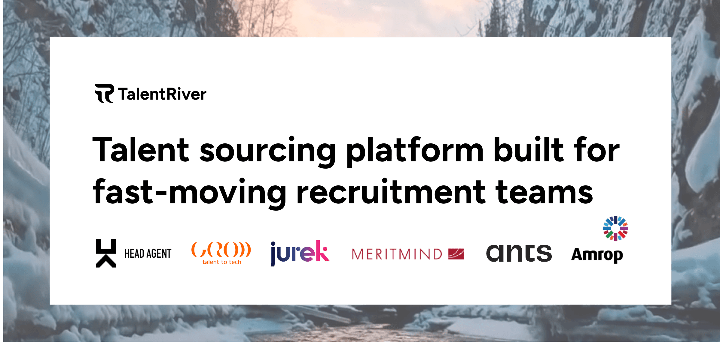 TalentRiver - The Leading Talent Sourcing Platform