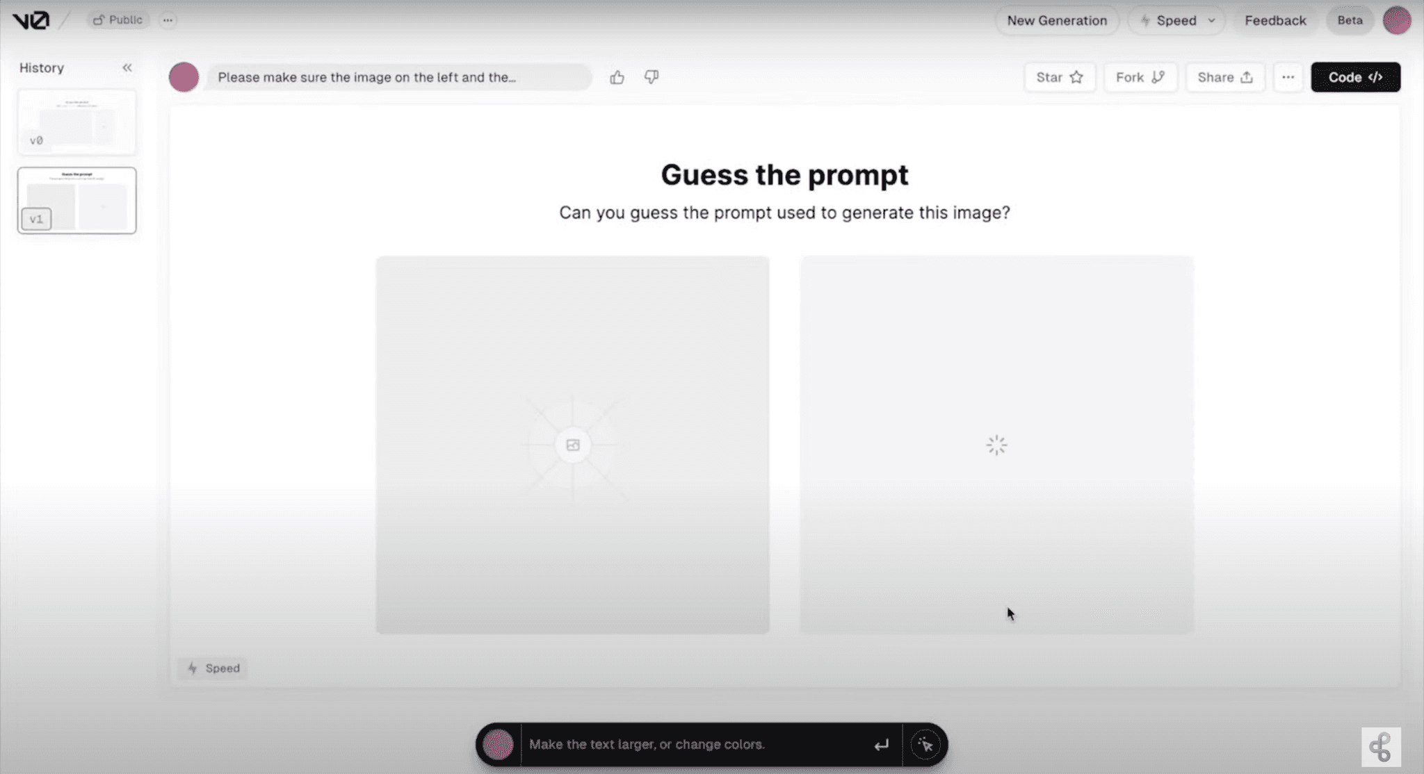 Generative Fullstack: Frontend UI with Vercel v0 and Backend with BuildShip