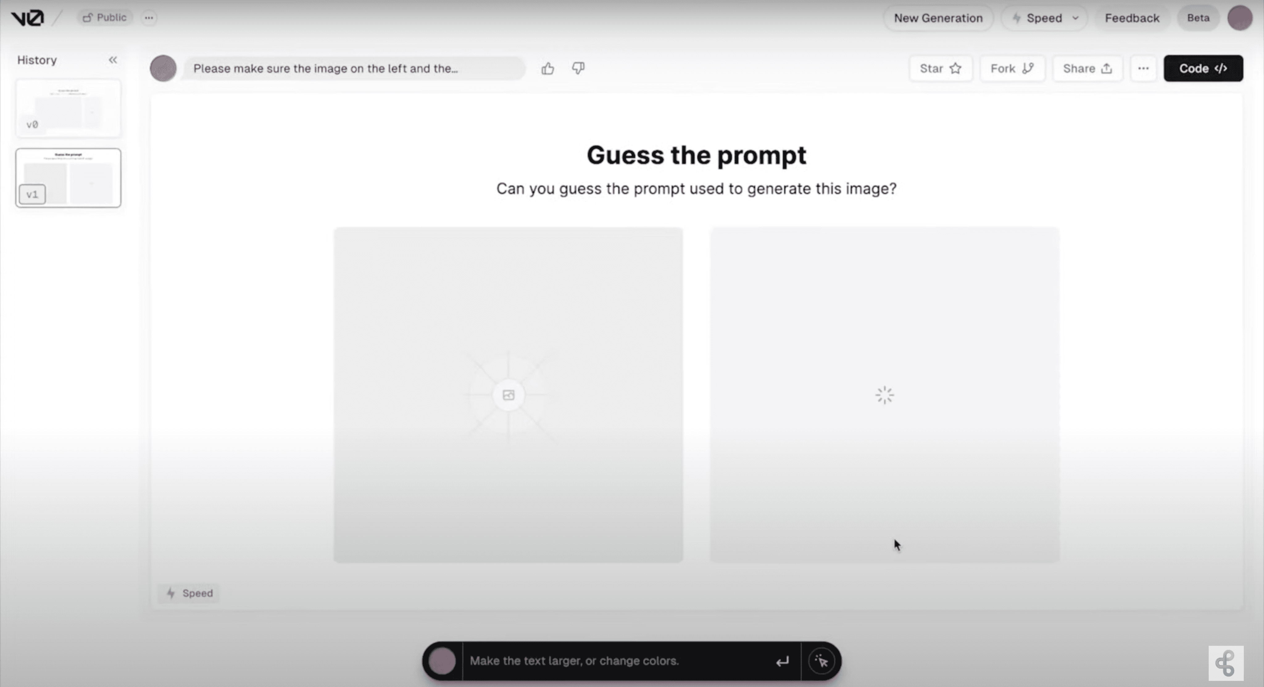 Generative Fullstack: Frontend UI with Vercel v0 and Backend with BuildShip