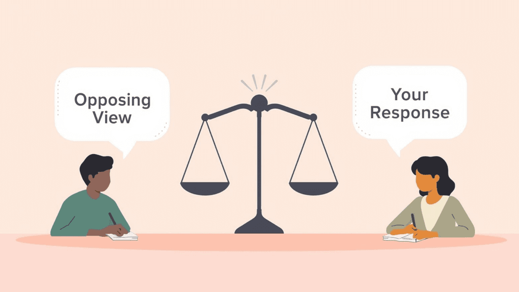 Counterarguments are a key part of a strong position paper. They show ...