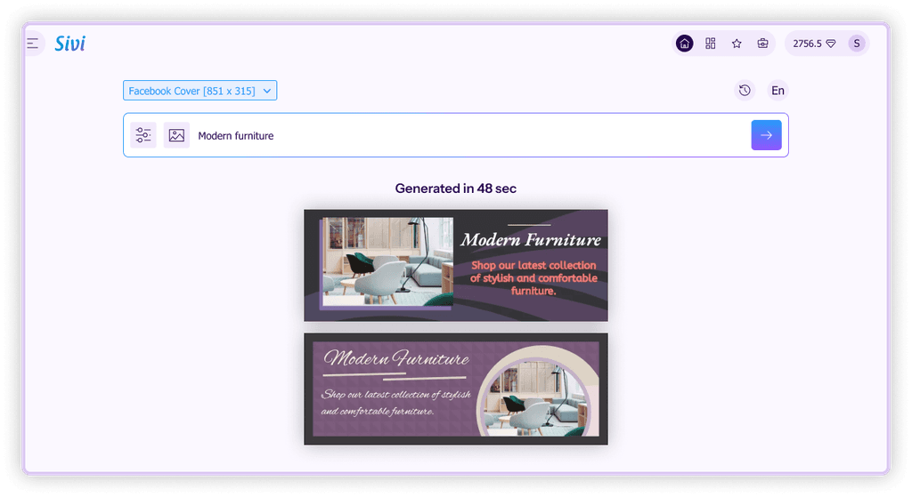 Free header creator | Generate designs with AI