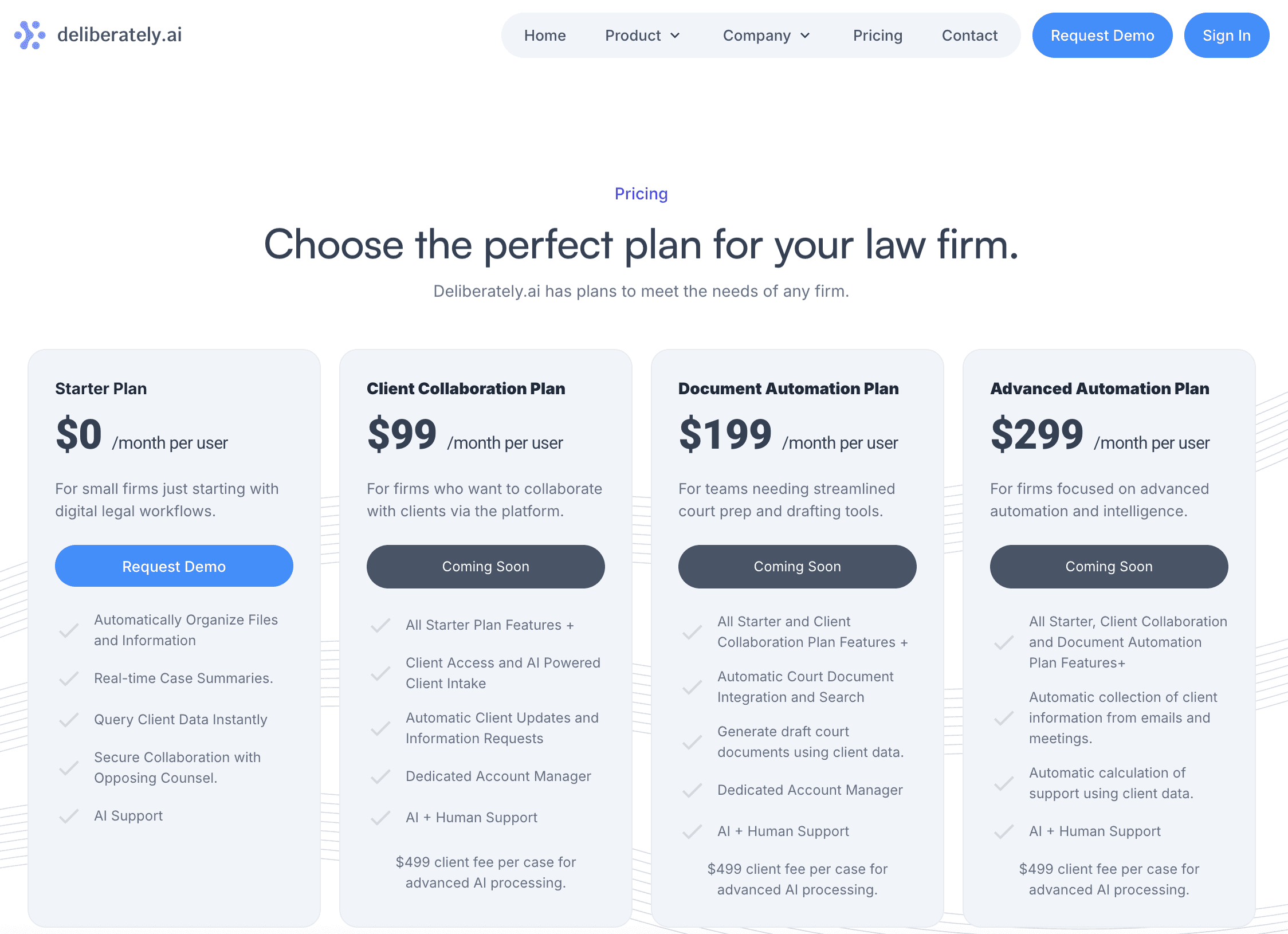 Deliberately.ai | Client Intelligence for Family Law