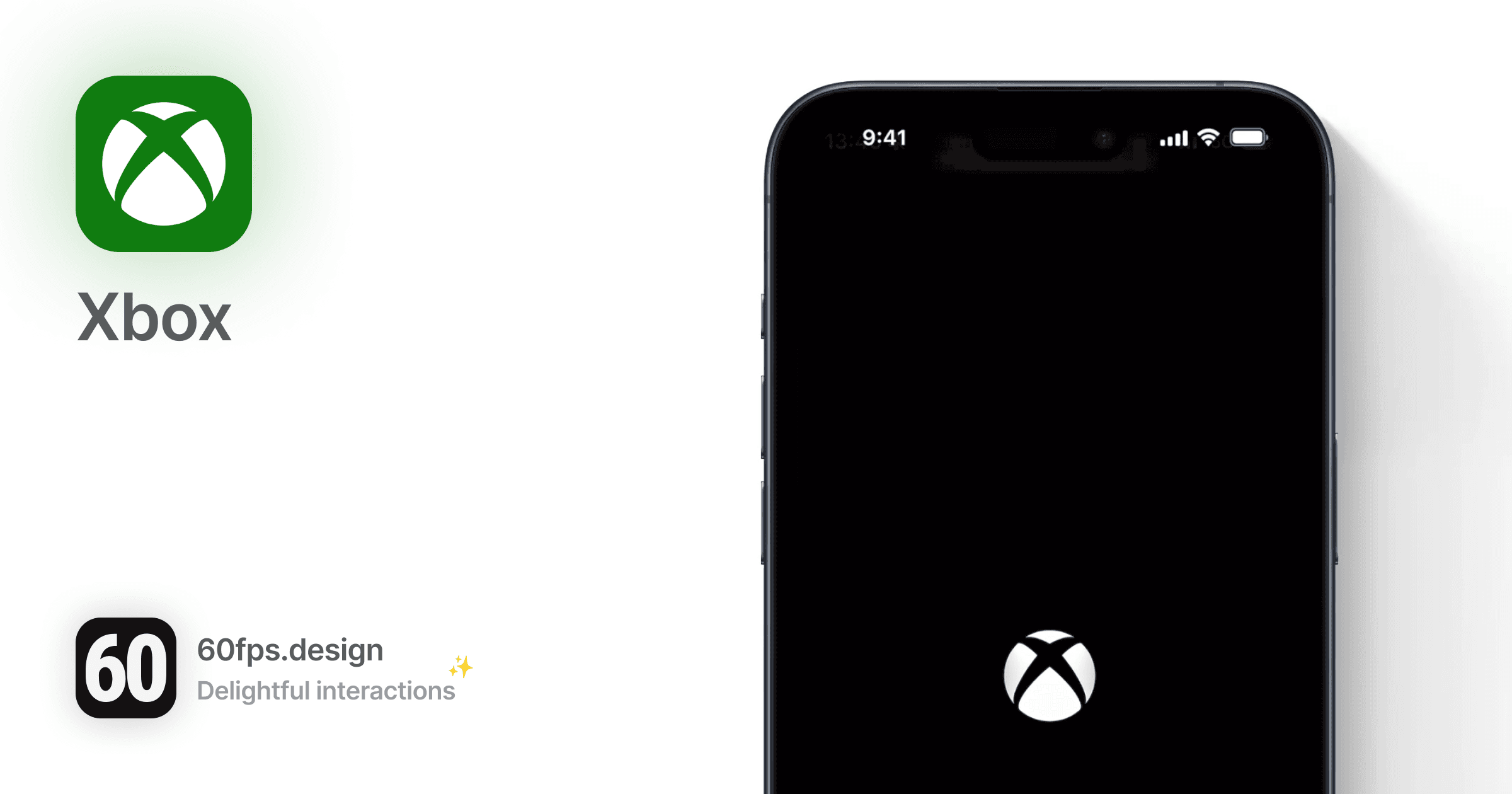Xbox iOS App UI/UX animation