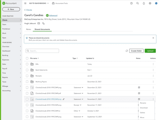 How to View Shared Documents in Quickbooks Online - Trustworthy: The ...