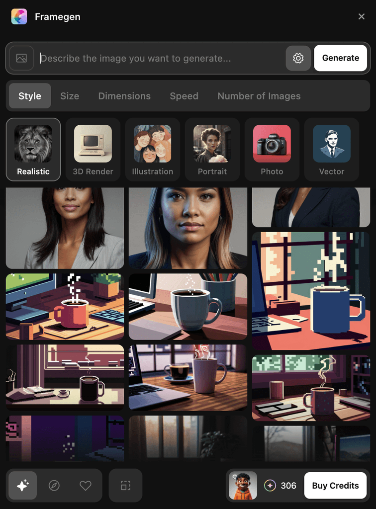 Framegen AI for Framer