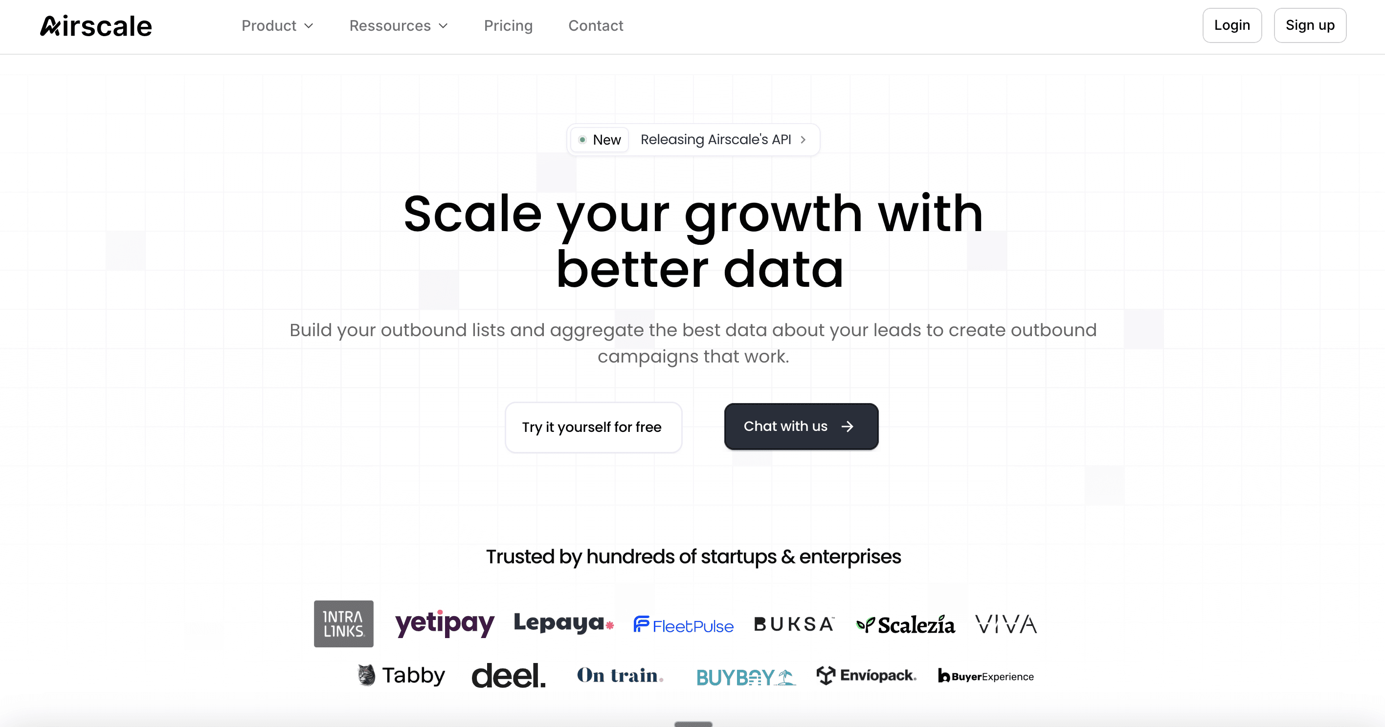 Airscale | Scale your growth with better data