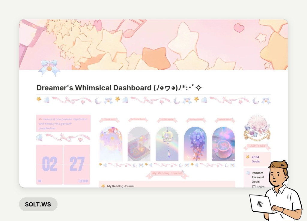 20+ Free Aesthetic Notion Templates for 2025 - Solt Wagner