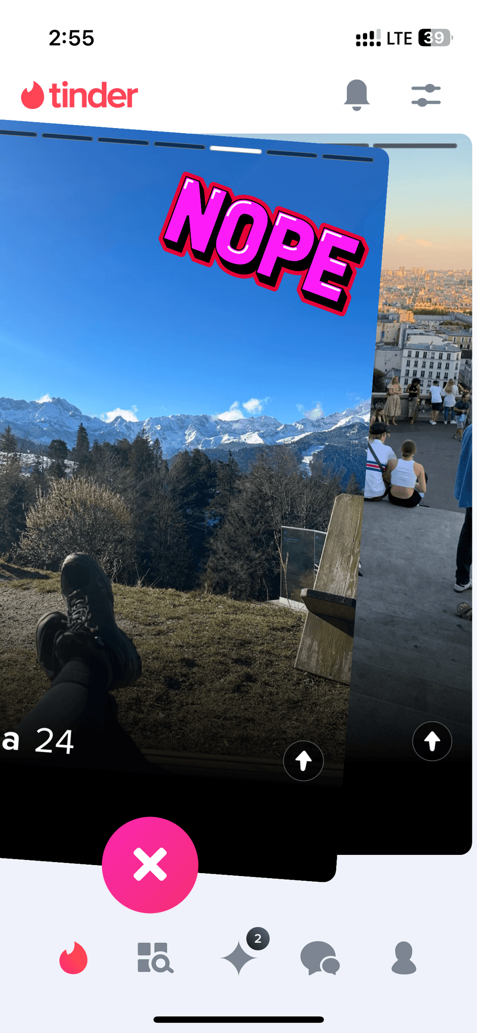Tinder iOS UI Design | Free Mobbin Alternative