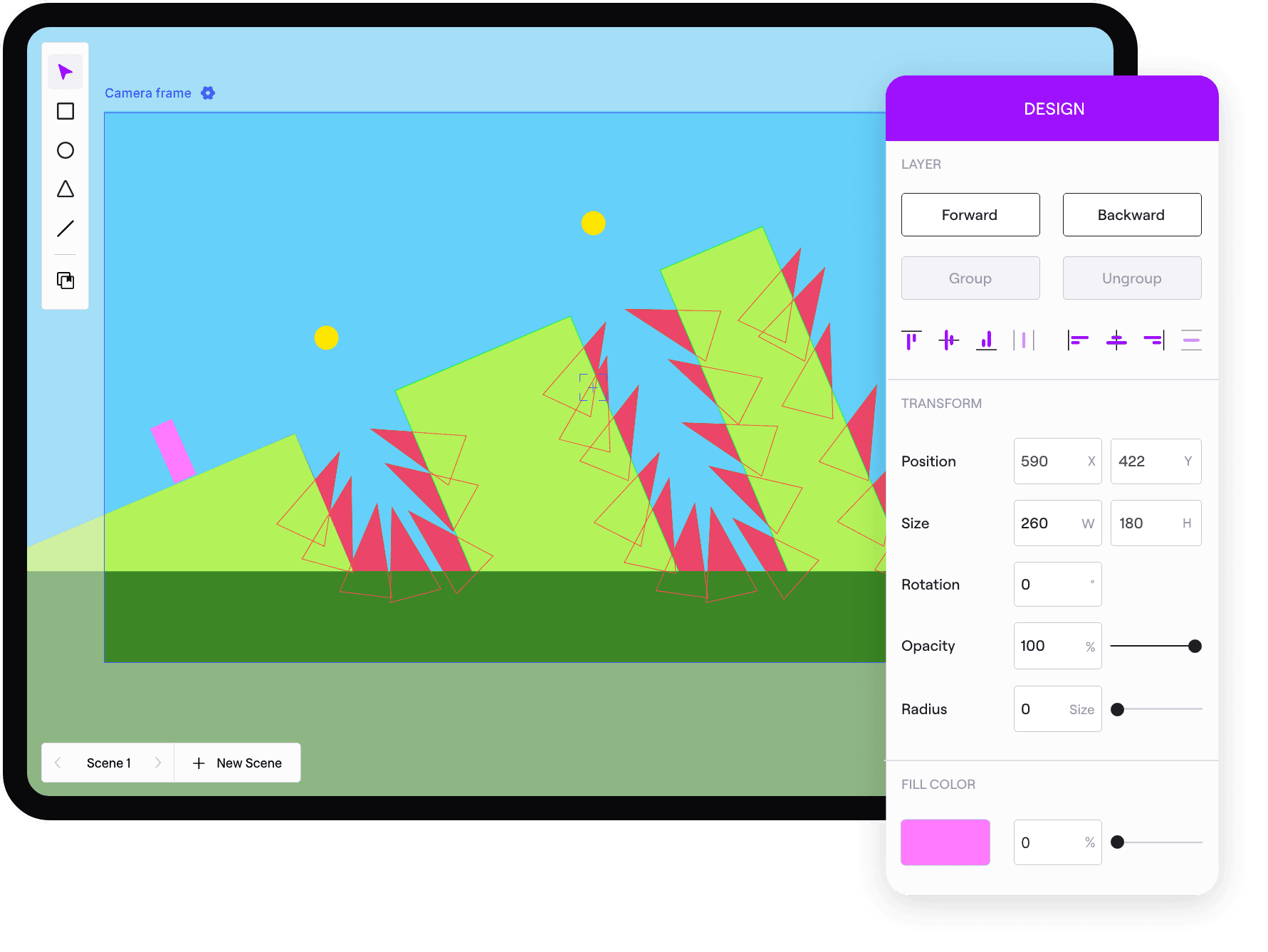 Fiero - Create 2D games without a single line of code!