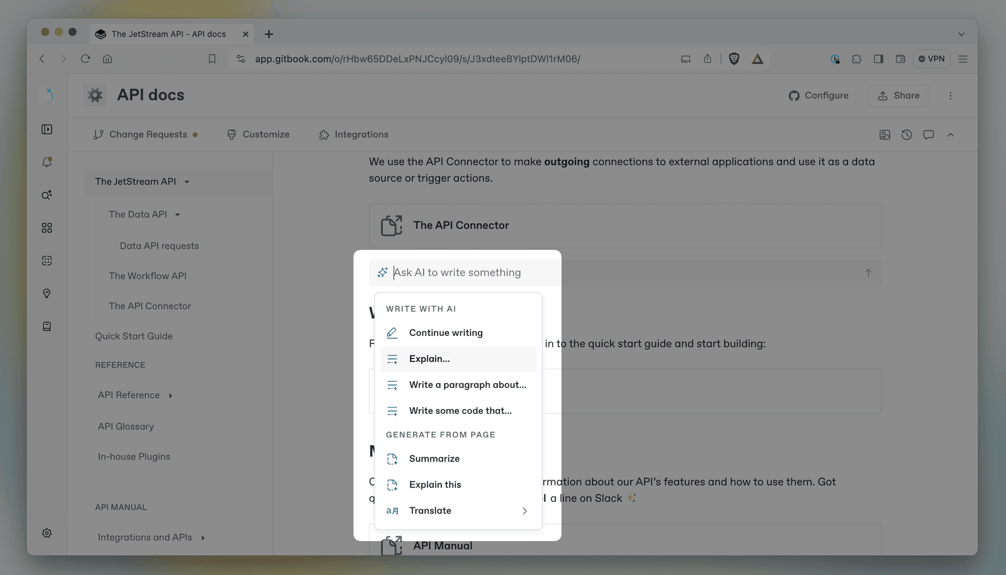 New in GitBook: Write with AI, turn snippets into docs, and more – GitBook Blog