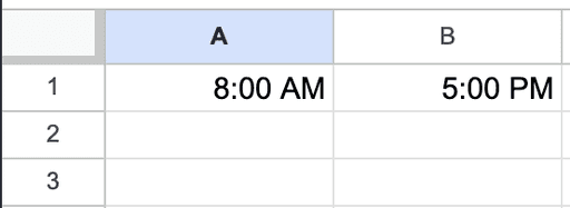 How to Calculate the Duration Between Two Times in Google Sheets