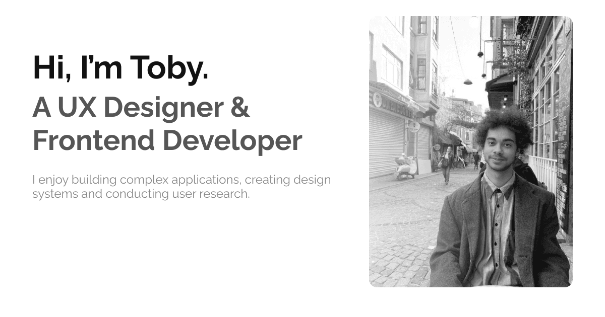 Tobias Lubrano UX Design