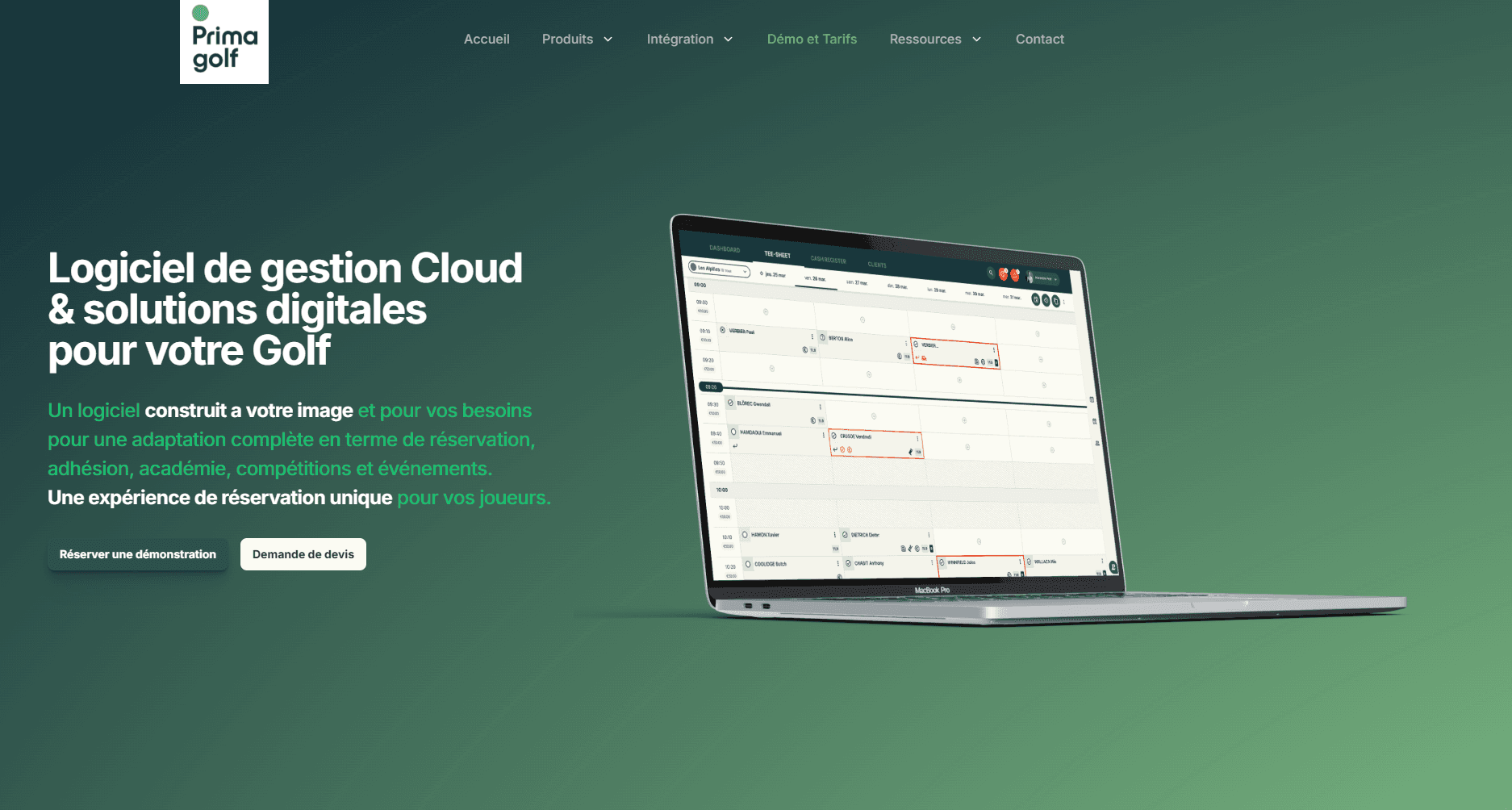 Prima Golf - Logiciel de gestion Cloud & solutions digitales pour votre ...
