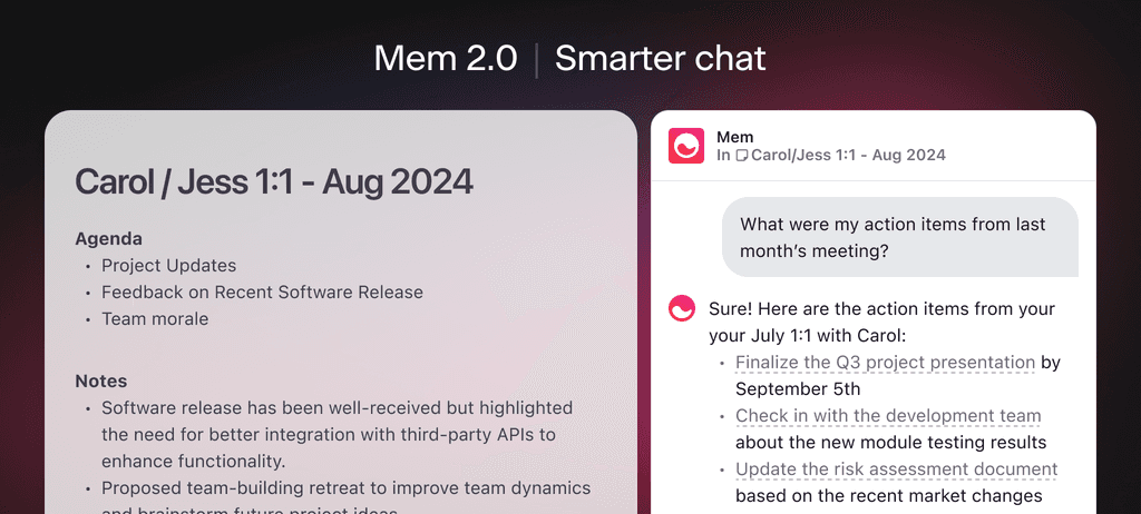 Mem – Your AI Thought Partner