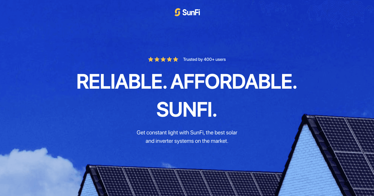 Sunfi | Simplifying and Scaling Clean Energy
