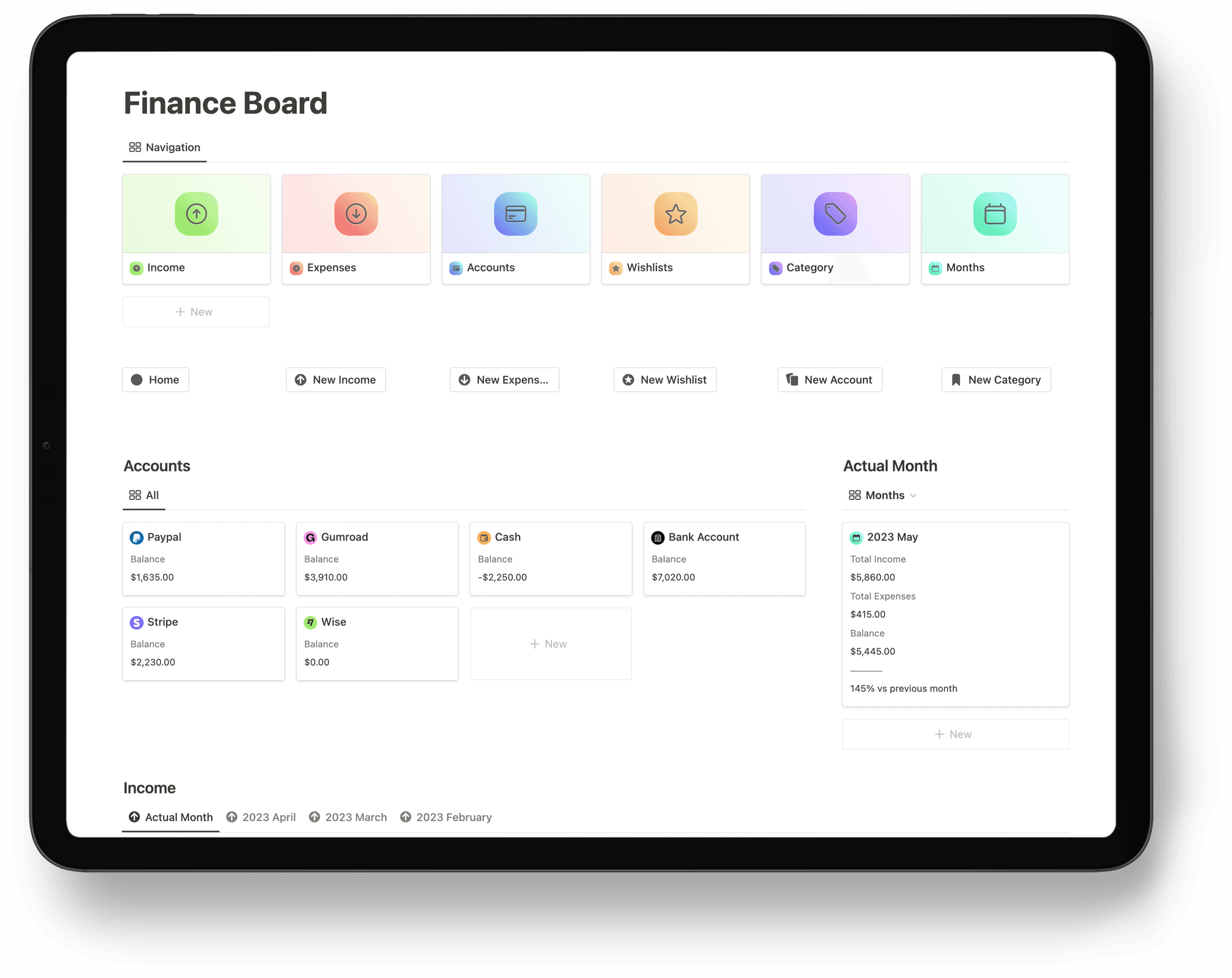 Ultimate Notion Finance Tracker Template - Solt Wagner