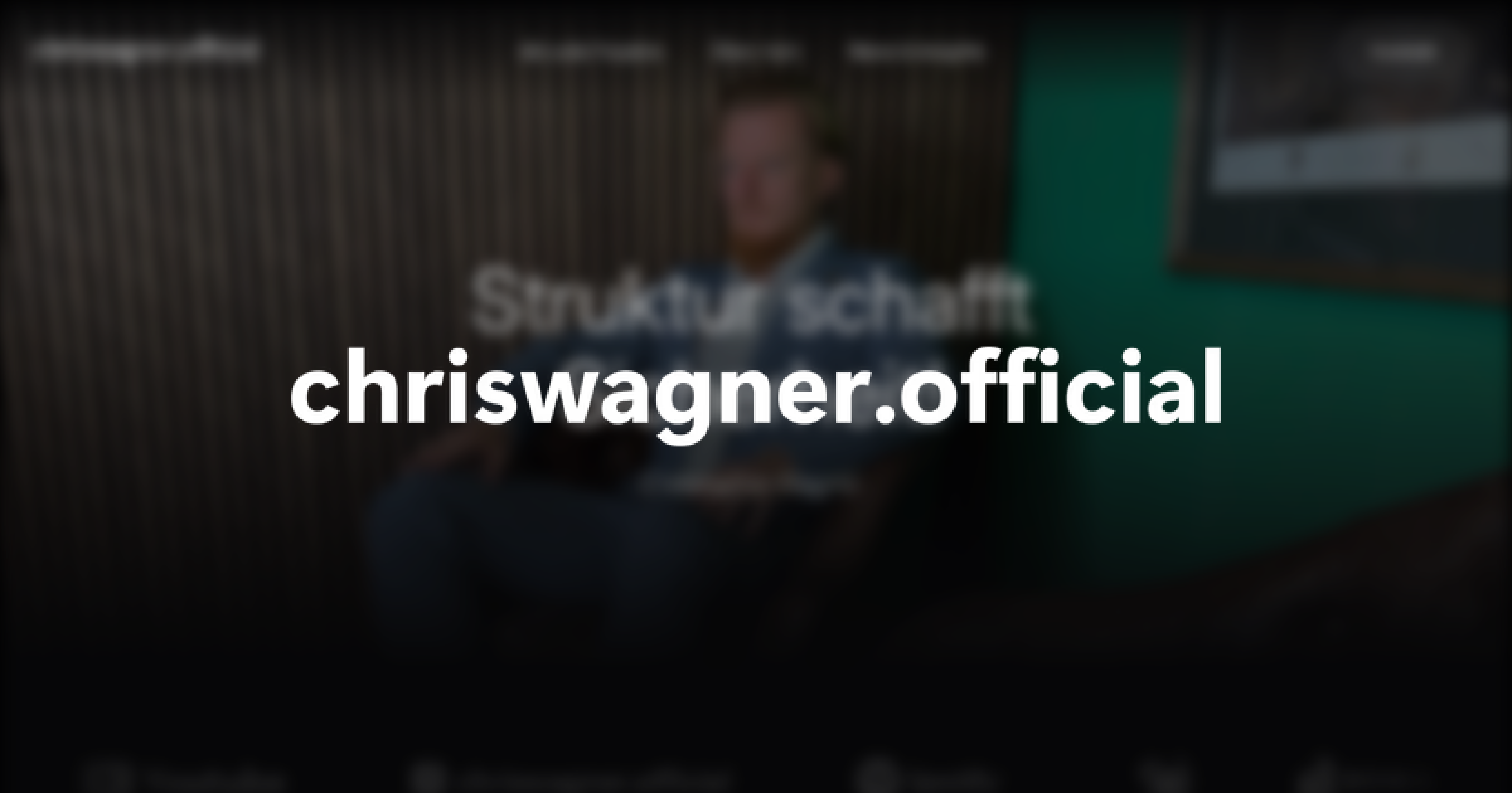 Christopher Wagner - About